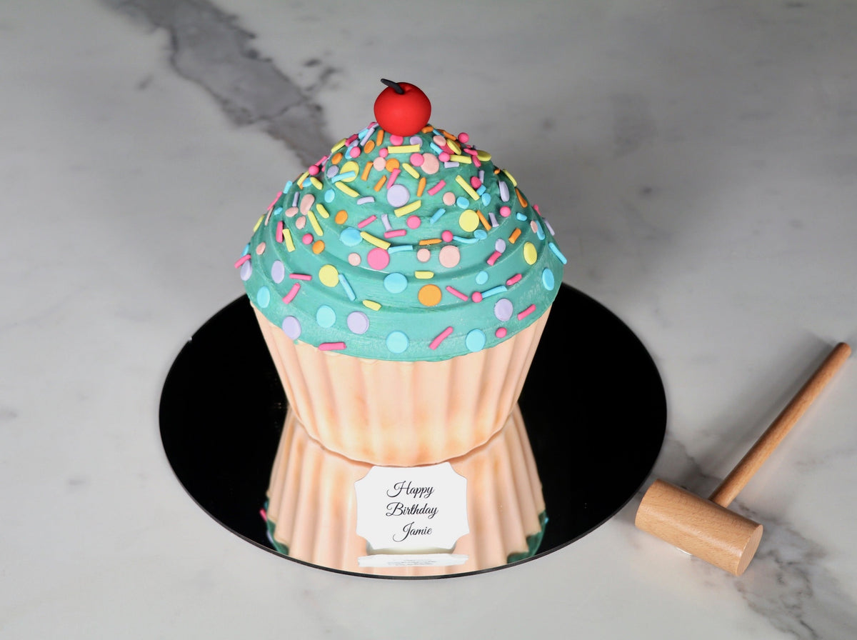 Giant Cupcake Smash Chocolate | Baking Maniac – Baking Maniac