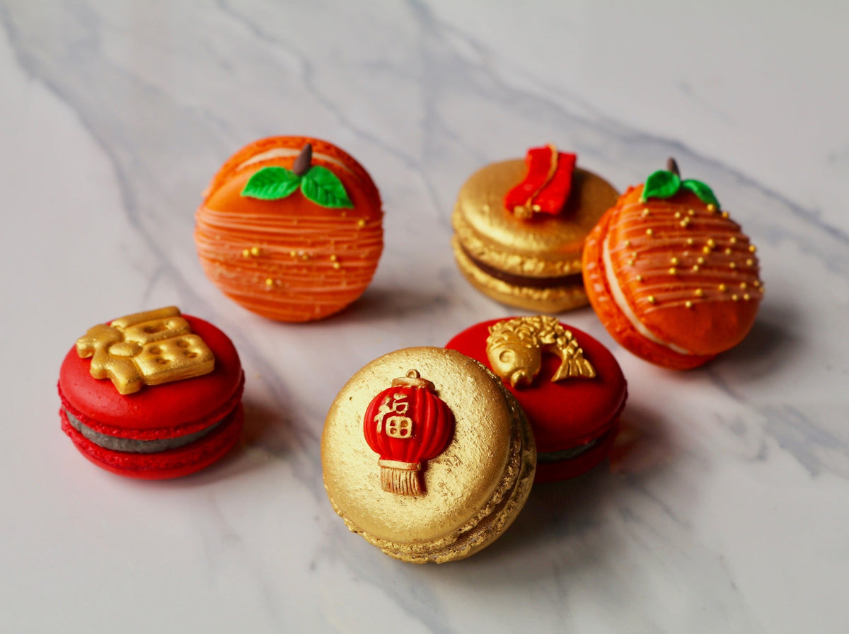 Lunar New Year Macarons – Baking Maniac