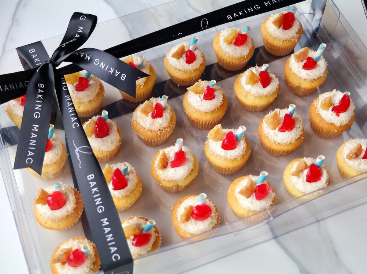 Box of 24 mini cupcakes – Baking Maniac