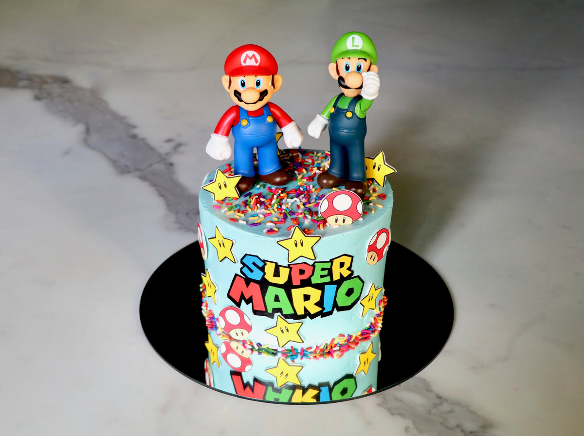 Mario Bros Cake – Baking Maniac